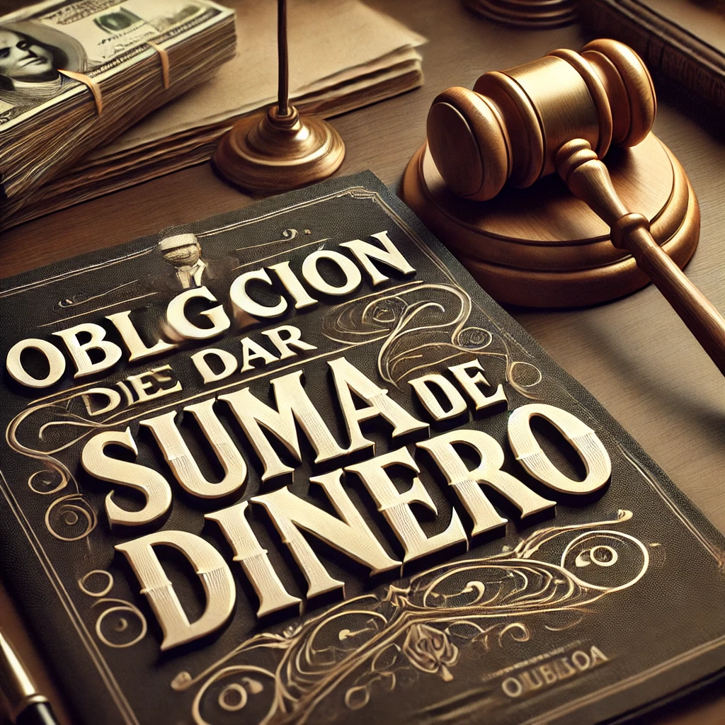 OBLIGACION DE DAR SUMA DE DINERO - ABOGA Responde